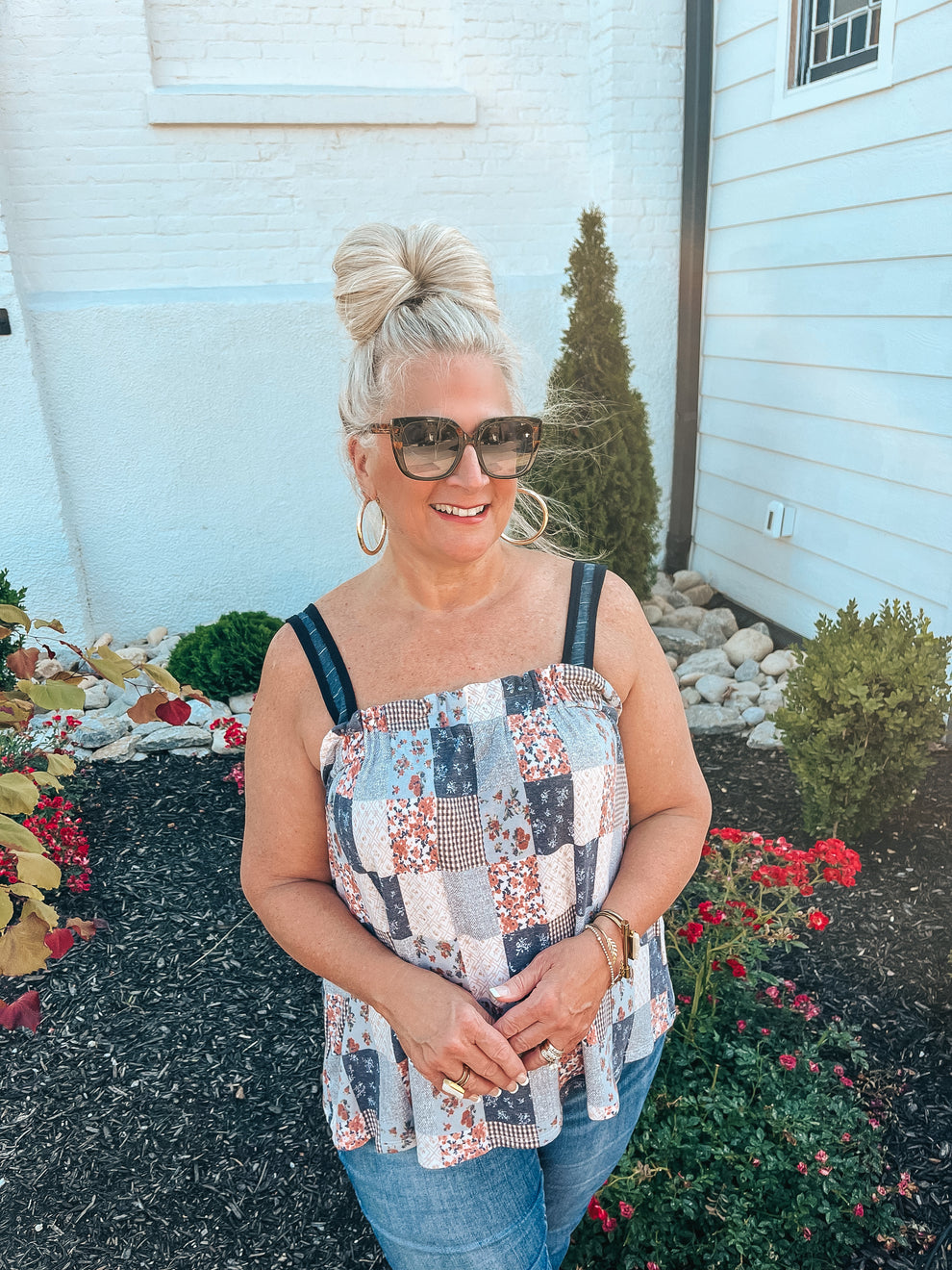 Sweet Glance Patchwork Tank – Poppy Lane Boutique